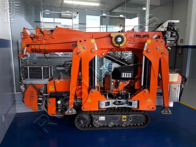 Leilão Online - Mini guindaste Jekko; Tipo aranha modelo: SPD360CDH;