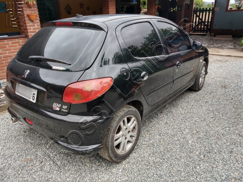 Leilão Online - Peugeot 206 Allure FX. Ano 2008.