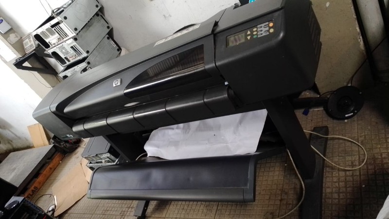 Leilão Online - Plotter HP design jet 800