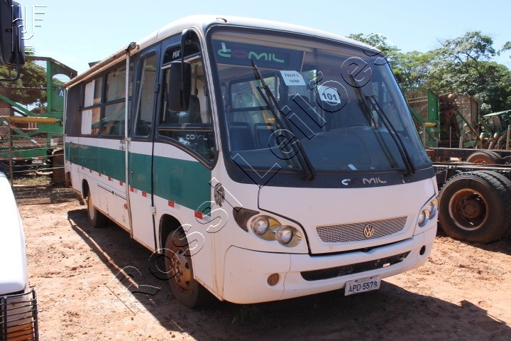 Leilão Online - Micro-Onibus VW 9 150 - Ano2007 - Cor Branca PLACA:
