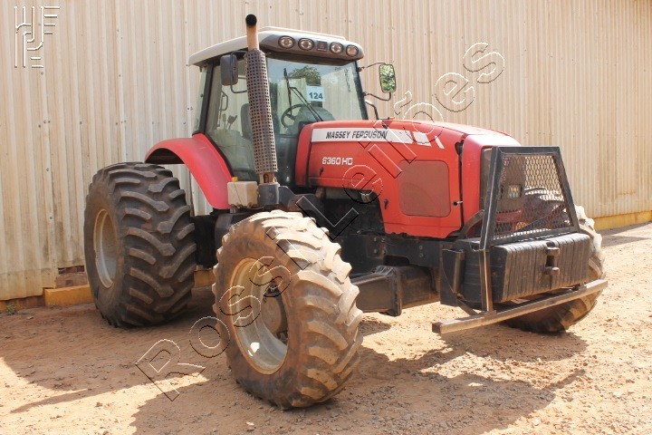 Leilão Online - Trator MF 6360 4x4 - Ano 2009 - C/ Cabine S/ Patr.