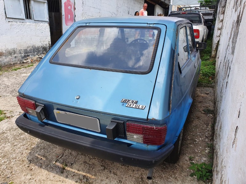 Leilão Online - FIAT; 147 GLS; 1980; AZUL; GASOLINA - FUNCIONANDO