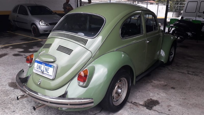 Leilão Online - VW/FUSCA 1500; 1972/1972; VERDE; GASOLINA - FUNCIONAN