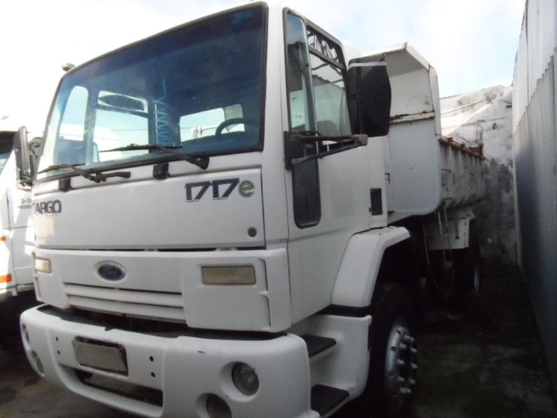 Leilão Online - CAMINHÃO FORD CARGO 1717 E BASCULANTE; 2007/2007; BR