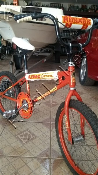 Leilão Online - Monark BMX Pantera Carrera de 1982, Aro 20, freio a