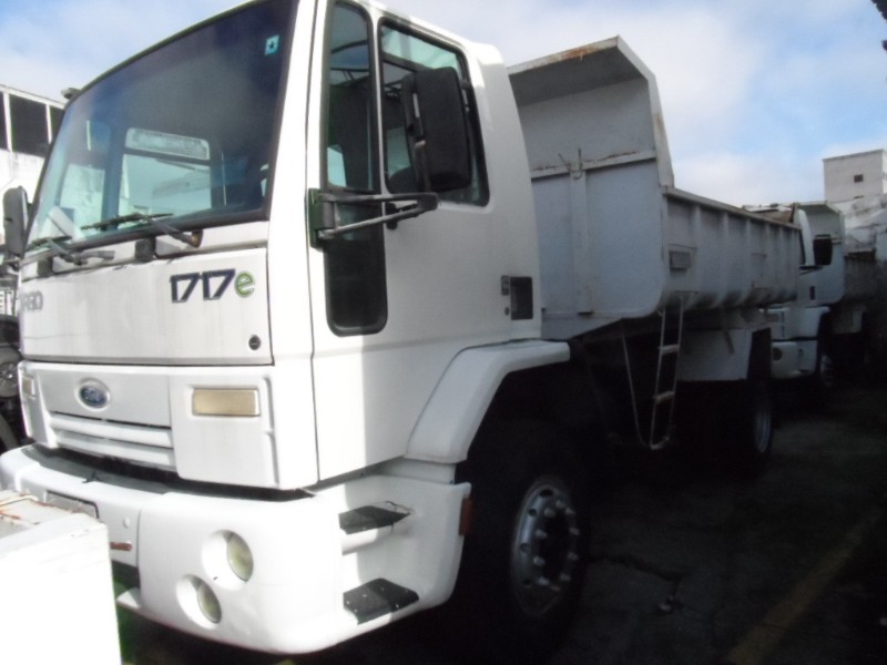 Leilão Online - CAMINHÃO FORD CARGO 1717 E BASCULANTE; 2007/2007; BR