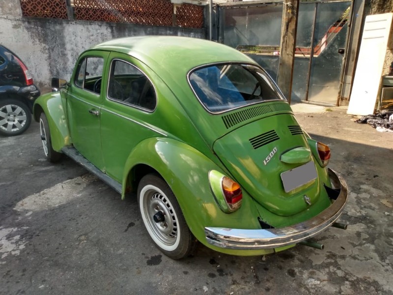 Leilão Online - VW/VOLKSWAGEN FUSCA ; 1969/1969; VERDE; GASOLINA - FU