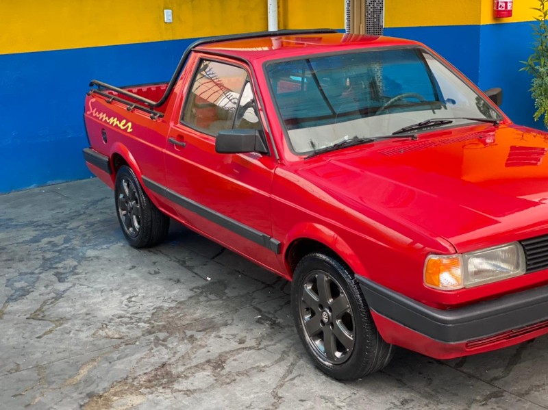 Leilão Online - VW/SAVEIRO CLI; 1997/1997; VERMELHA; GASOLINA - FUNCI