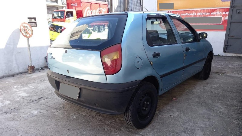 Leilão Online - FIAT/PALIO EDX; 1996/1996; AZUL; GASOLINA - FUNCIONAN