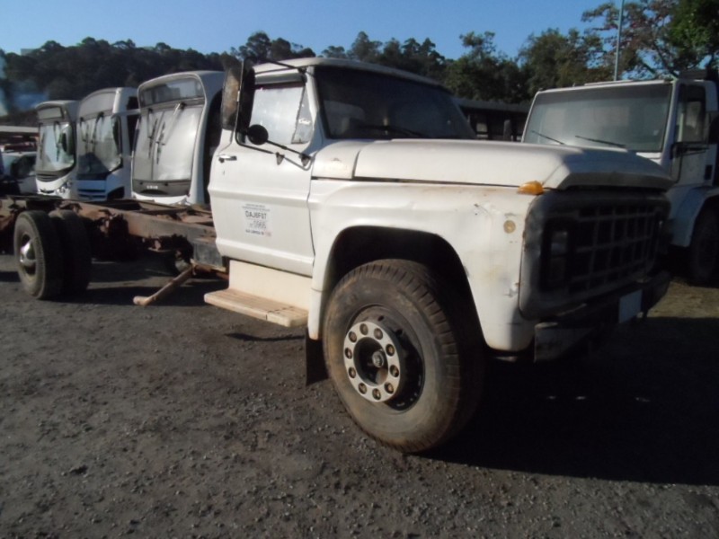 Leilão Online - CAMINHÃO FORD/11000; 1987/1987; BRANCA; DIESEL - FUN