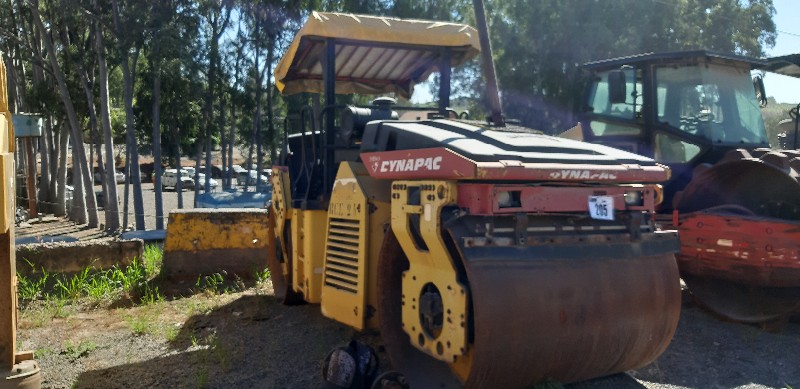 Leilão Online - ROLO COMPACTADOR DUPLO TANDEM DYNAPAC CC422, ANO 199