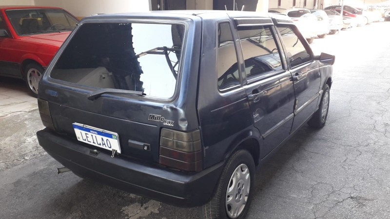 Leilão Online - FIAT/UNO ELECTRONIC; 1994/1995; AZUL; GASOLINA - FUNC