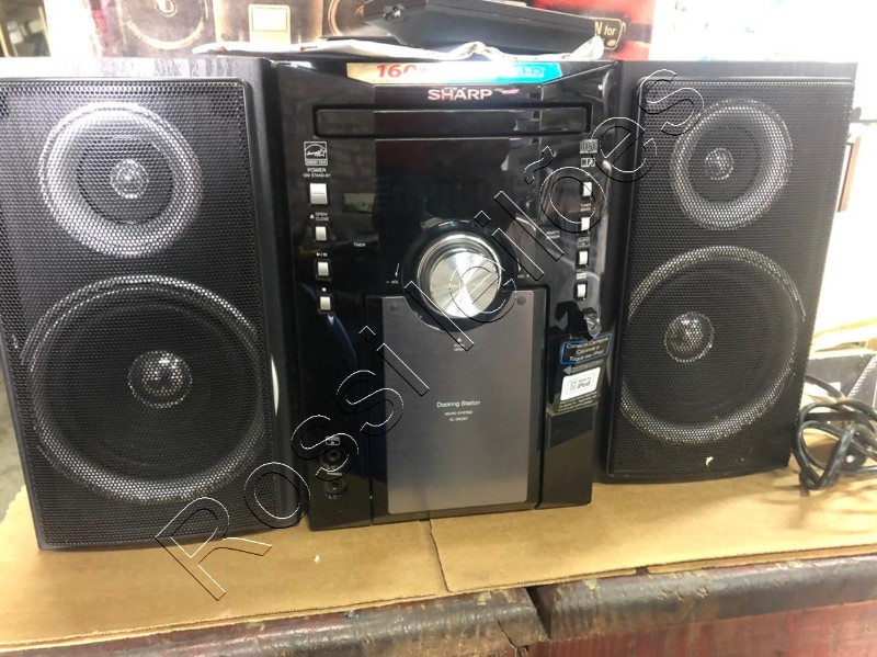 Leilão Online - Micro system sharp 160 w