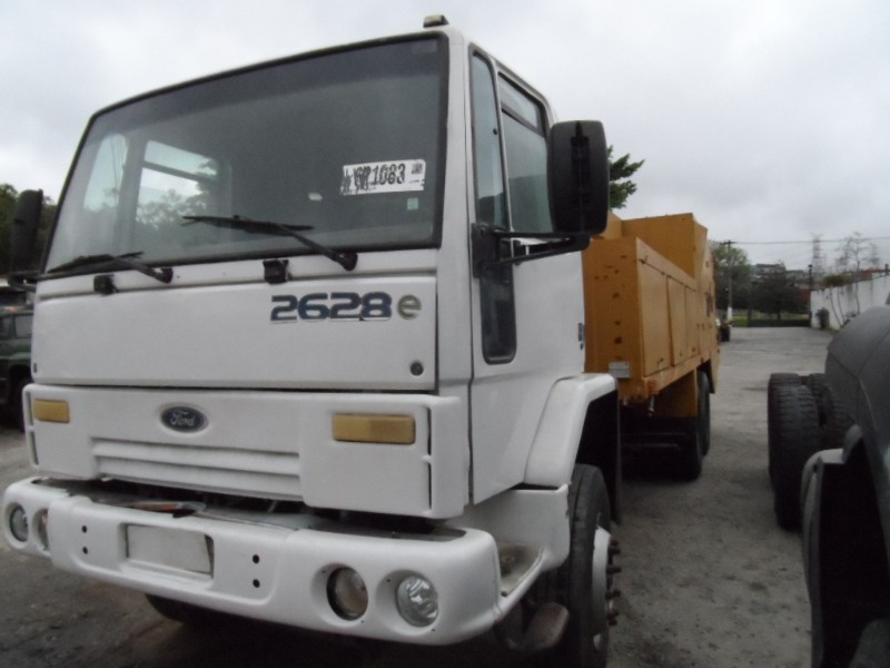 Leilão Online - FORD/CARGO 2628 E "COMBOIO"; 2010/2010; DIESEL; BRANC