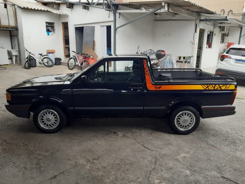 Leilão Online - VW/SAVEIRO SUNSET 1.8; 1993/1994; PRETA; ALCOOL - FUN