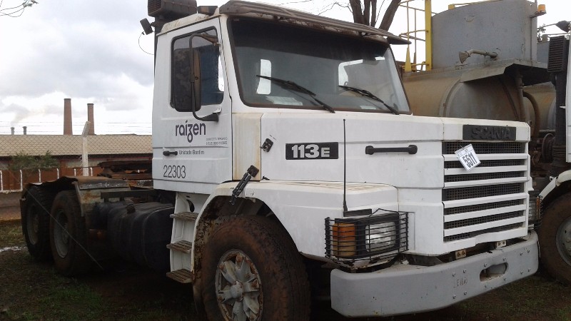 Leilão Online - CAMINHÃO SCANIA R 113 6x4 360, ANO/MOD 1992/93, PLA
