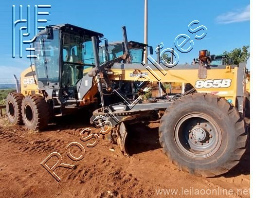 Leilão Online | MOTONIVELADORA- CASE 865B FROTA 228004 ANO/MOD: 201