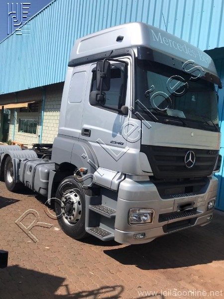 Leilão Online - MERCEDES BENZ AXOR 2540 S. ANO 2008. FUNCIONANDO.