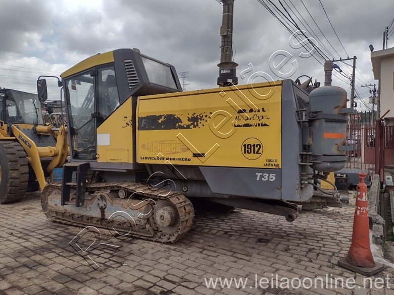 Leilão Online - [ VÍDEO ] PERFURATRIZ ATLAS COPCO FLEXIROC T35 ANO 2