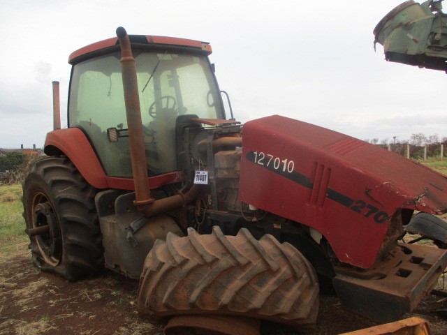 Leilão Online - CASE MX 270 MAGNUM 4X4, ANO 2010, FR127010, LOC. SE