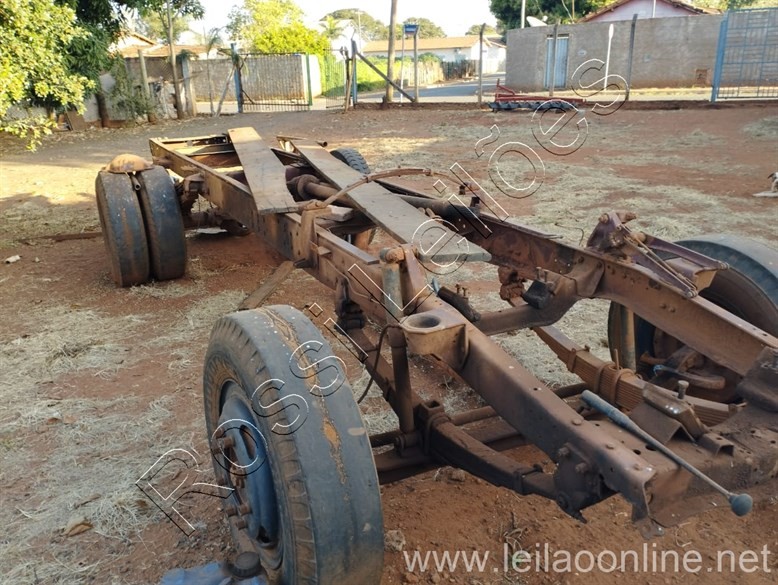 Leilão Online - [ SUCATA ] - Chassi de MB/LP321 ano 1960/1960 - com B