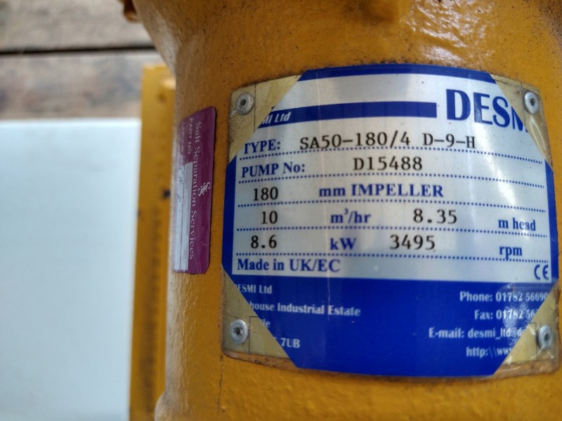 Leilão Online - Bomba auto escorvante desmi - Modelo SA50-180/4 D-9-