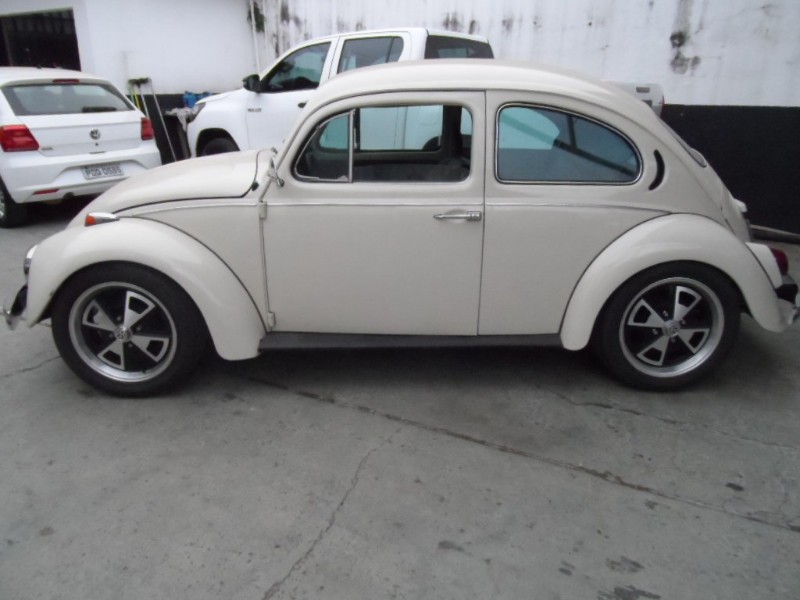 Leilão Online - VW/FUSCA 1300; 1976; BRANCO; GASOLINA - FUNCIONANDO