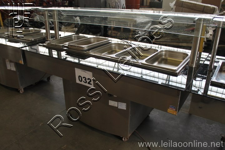 Leilão Online - BUFFET TÉRMICO EM INOX C/ 5 GNS