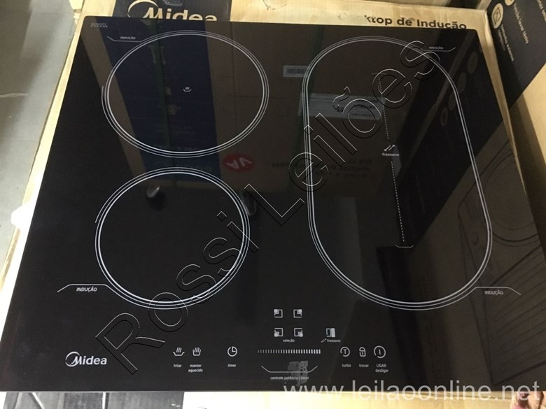 Leilão Online - SUCATA - COOKTOP MIDEA 4 BOCAS ( FREE ZONE)
