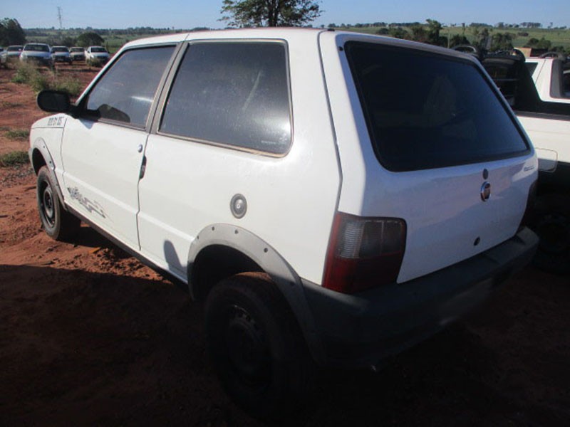 Leilão Online - FIAT UNO MILLE WAY ECON, ANO 2013/2013, BRANCO.