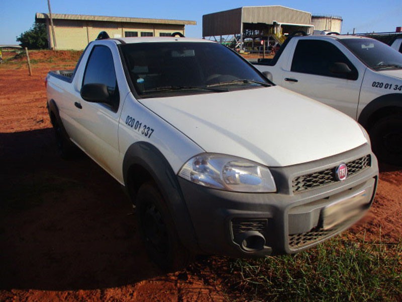 Leilão Online - FIAT STRADA HD WORKING CC E, ANO 2018/2018, BRANCA.