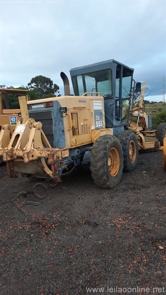 Leilão Online - MOTO NIVELADORA KOMATSU GD555 2009 OPERACIONAL