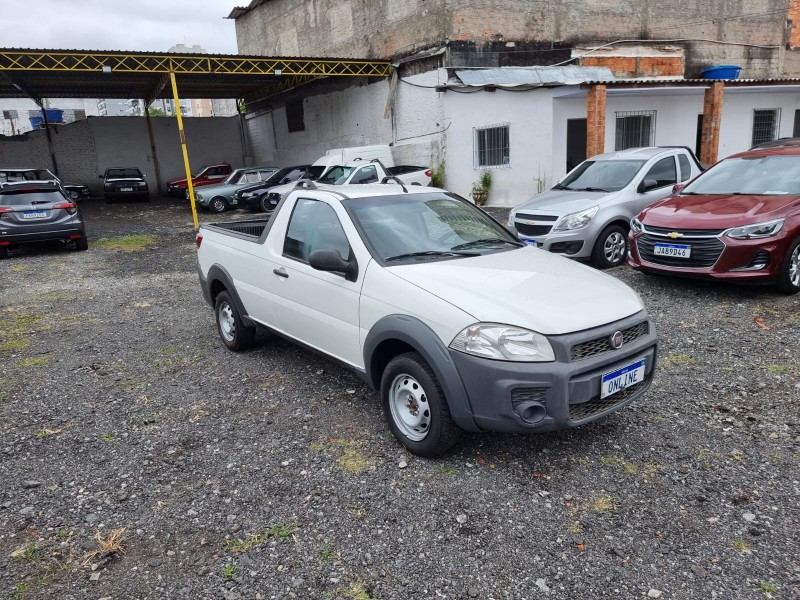 Leilão Online - FIAT/STRADA HD WK CC E; 2018/2019; BRANCA; ALCO./GASO