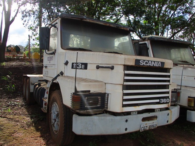 Leilão Online - CAMINHÃO SCANIA/T112 E 6X4, ANO 1987/1987, BRANCA,
