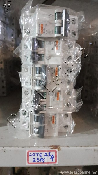 Leilão Online - Disjuntor bipolar Merlin Gerin - modelo multi9 - 20A