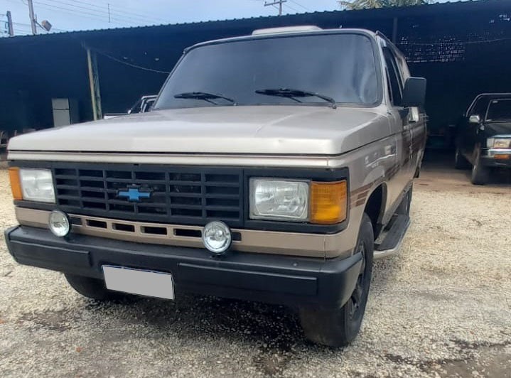 Leilão Online - CAMINHONETE GM/CHEVROLET D20 CUSTOM; 1987/1988; BEGE;