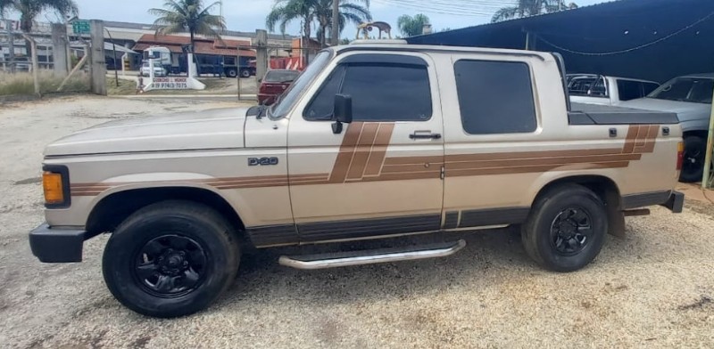 Leilão Online - CAMINHONETE GM/CHEVROLET D20 CUSTOM; 1987/1988; BEGE;