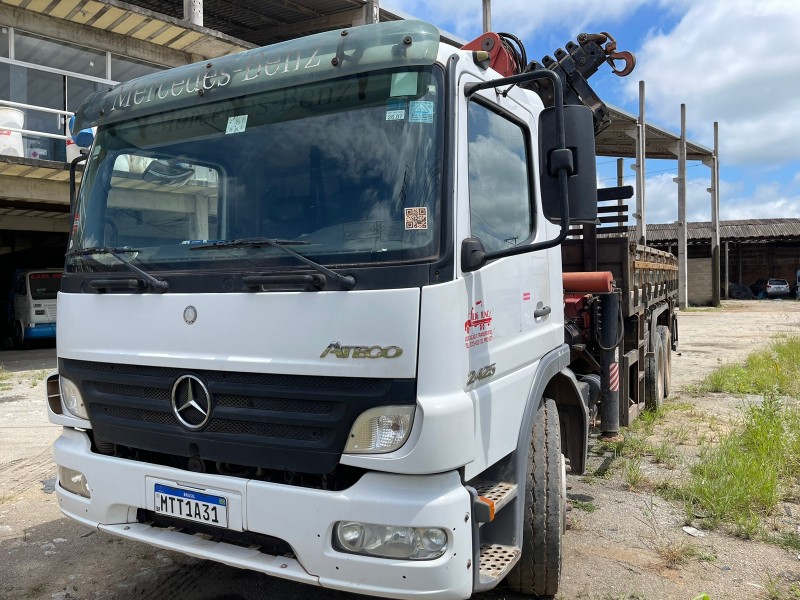 Leilão Online - Caminhão Mercedes bens atego 2425 Munck Madal palfi