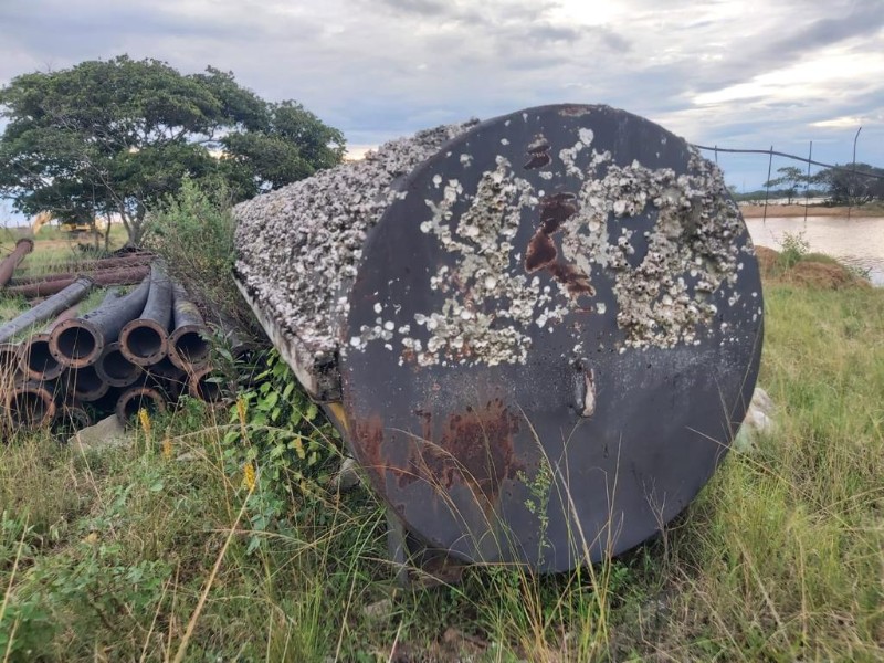 Leilão Online - Tanque 12 metros - chapa meia polegada