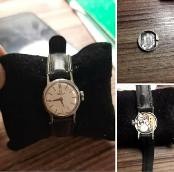 Leilão Online - Relógio Omega original, 17 RUBIS de 1960