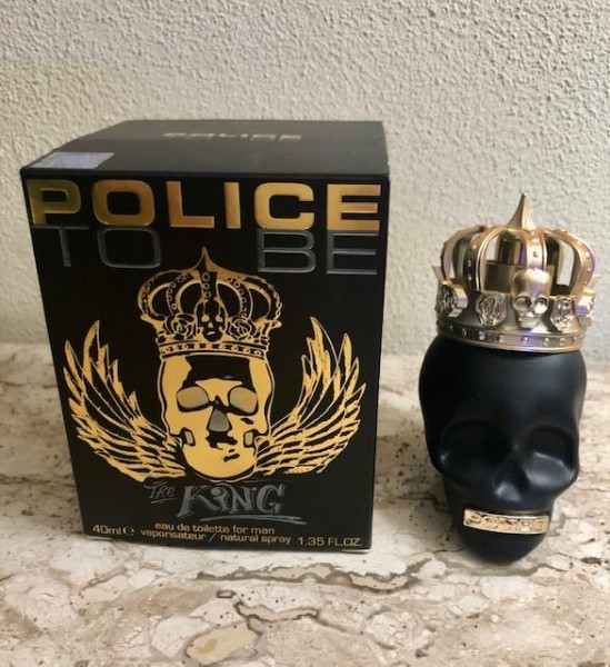 Leilão Online - Perfume POLICE TO BE THE KING, for man, Made in Ital