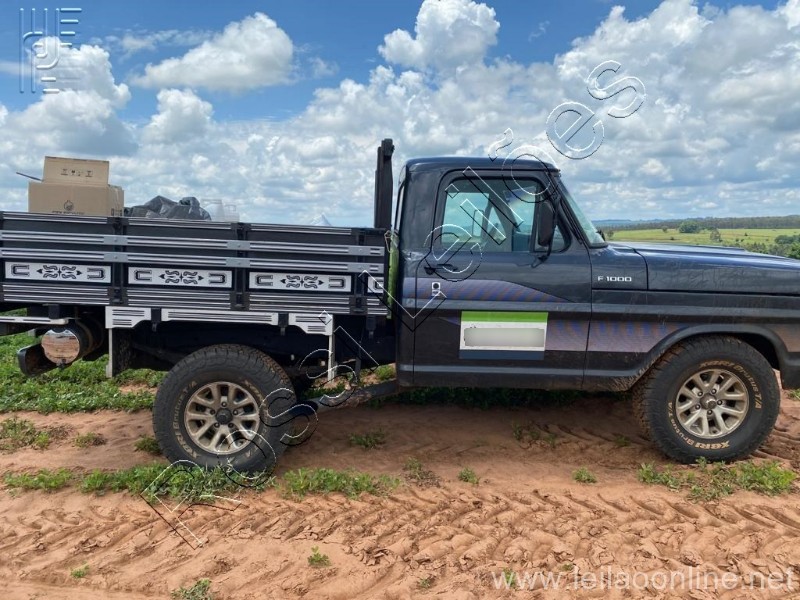 Leilão Online - FORD / F1000 SS ANO 1990/1990 - DIESEL -CARROCERIA A