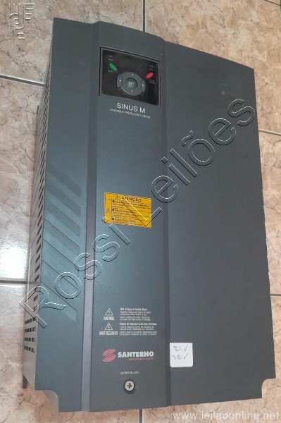 Leilão Online - Inversor de frequência - SANTERNO - 30 HP - 380V