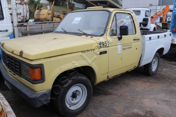 Leilão Online - GM / PICK-UP D20 PLACA: DBA0309 ANO: 1989 PREF.: 295
