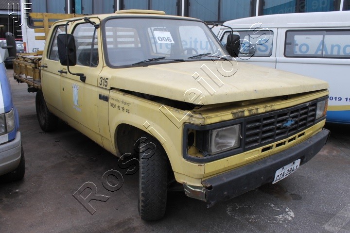 Leilão Online - GM / PICK-UP D20 PLACA: CZA2841 ANO: 1989 PREF.: 315