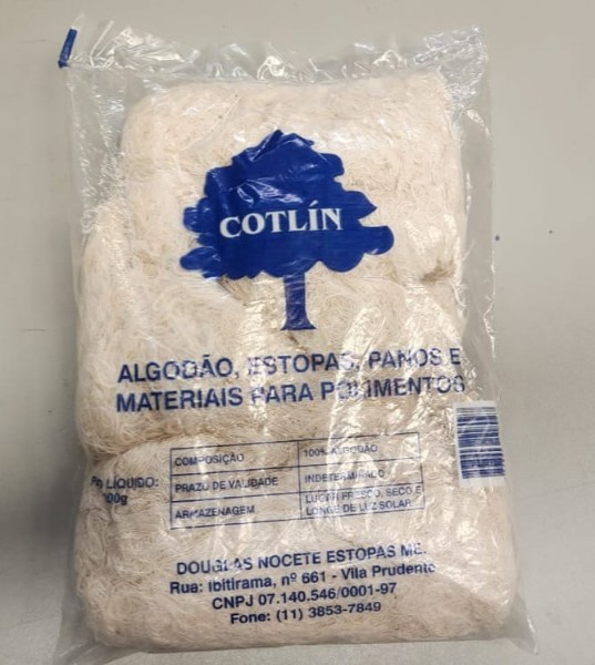 Leilão Online - Lote com: 100 pacotes de 200g de Estopas - 100% algo