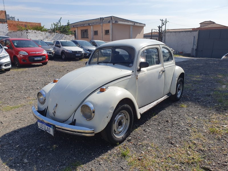 Leilão Online - VW/FUSCA 1300; 1976/1976; BRANCA; GASOLINA - FUNCIONA