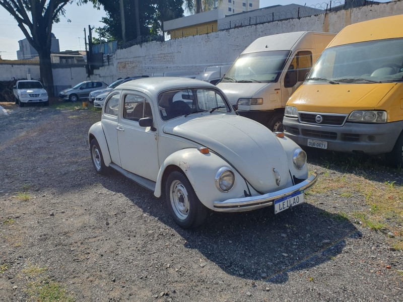 Leilão Online - VW/FUSCA 1300; 1976/1976; BRANCA; GASOLINA - FUNCIONA