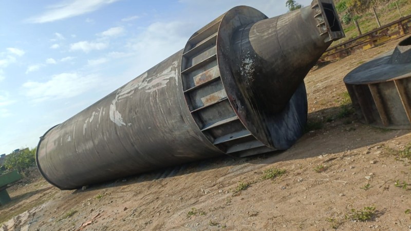 Leilão Online - Tubulação virola de Aço - Cap. 57 mil litros