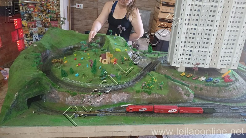 Leilão Online - [ VÍDEO ] MAQUETE FERRORAMA PROFISSIONAL, ELÉTRIC